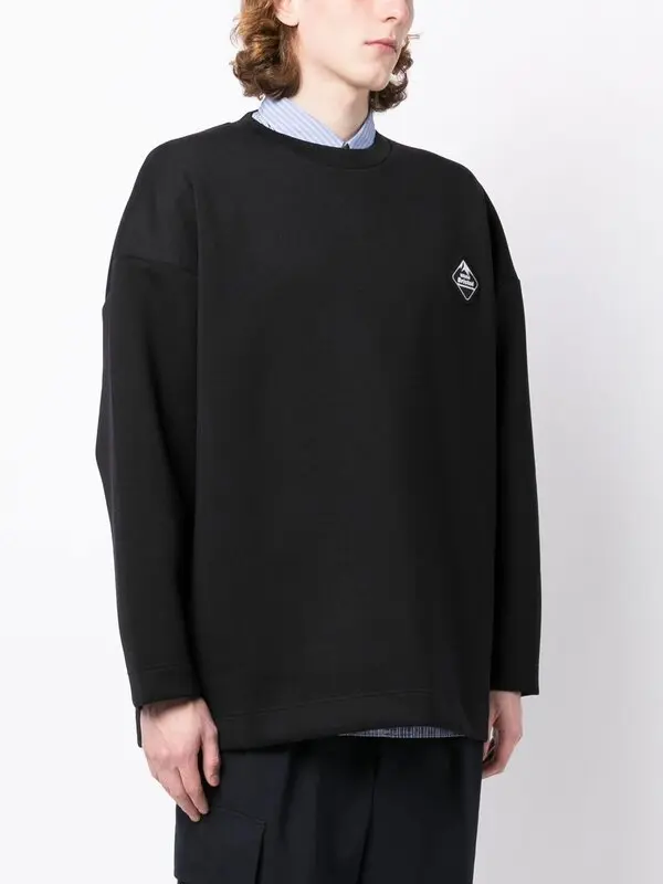 WHITE MOUNTAINEERING Patch-detail Crew-neck Sweatshirt