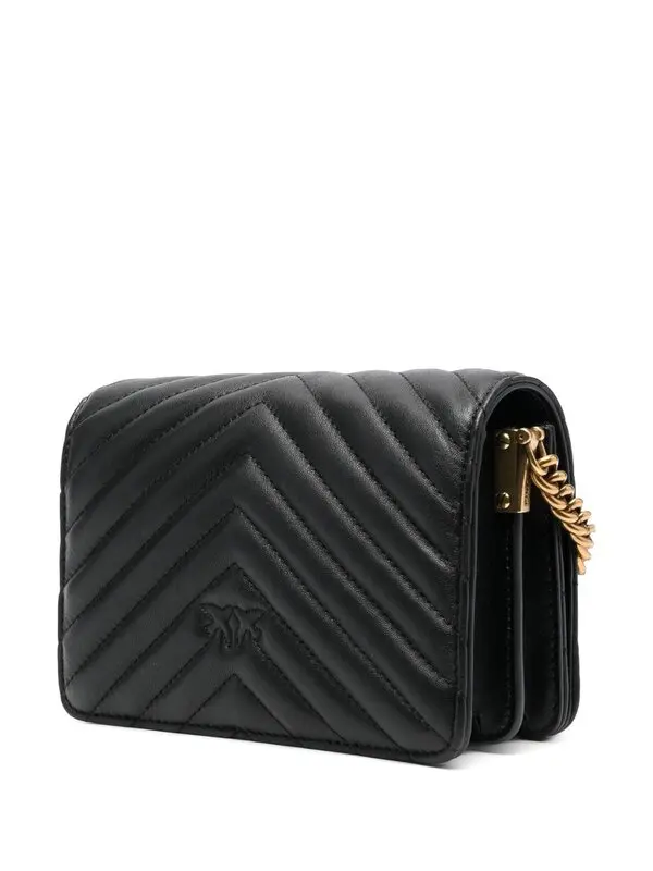 Pinko Mini Click Love Bag - Black