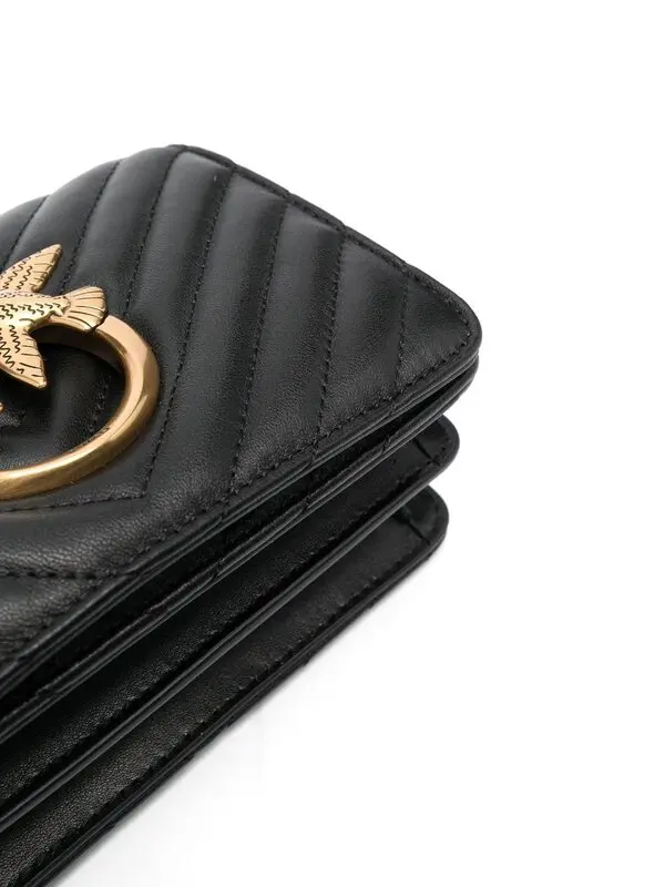 Pinko Mini Click Love Bag - Black