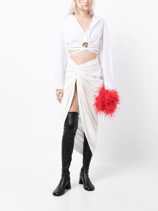 Alexander Wang Asymmetric Midi Skirt