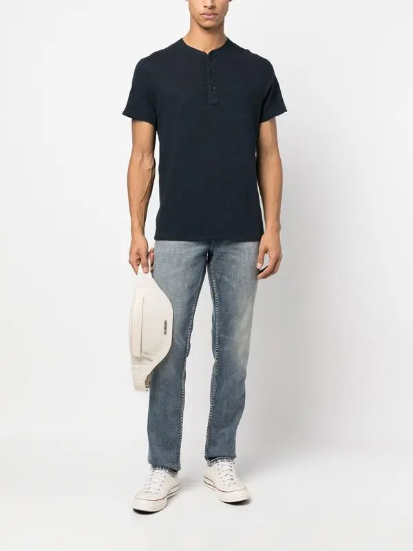 Rag & Bone V-neck Short-sleeve T-shirt - Blue