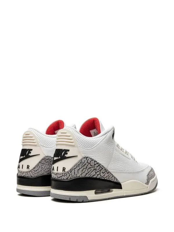 JORDAN Air 3 Cement Reimagined Sneakers - White