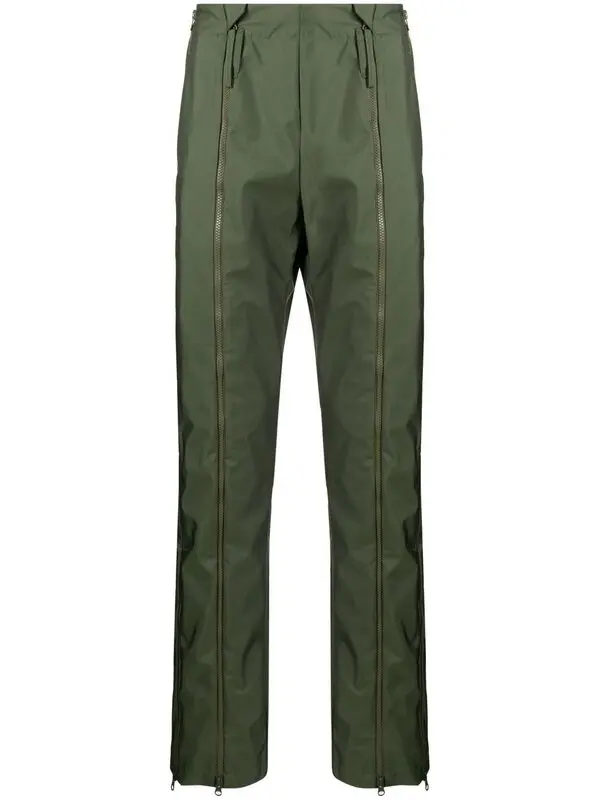 POST ARCHIVE FACTION Zip Detail Straight Leg Trousers