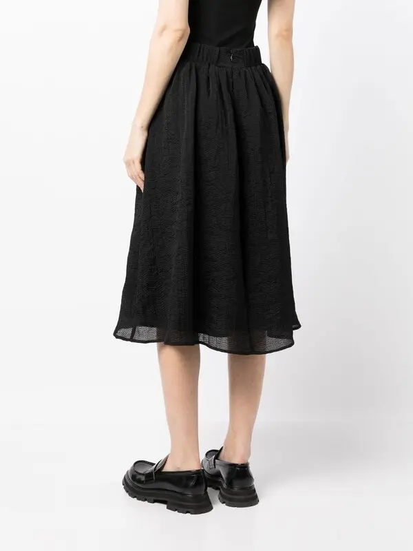 B+AB Textured Midi Skirt