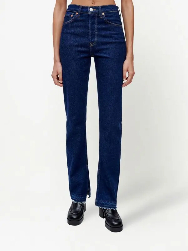 RE/DONE High-rise Skinny Boot Jeans