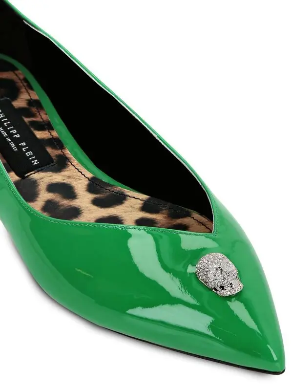 Philipp Plein Skull-charm Ballerina Shoes