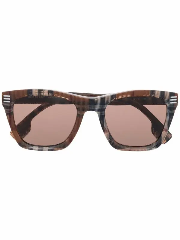 Burberry Square-frame Sunglasses - Brown