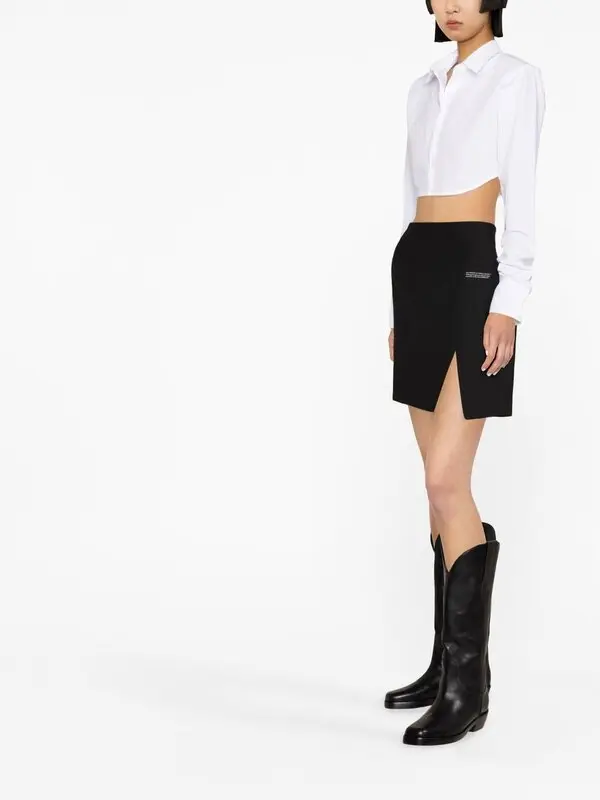 Off-White Slogan-print Miniskirt