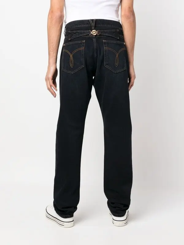 Versace Medusa Head-motif Jeans - Blue
