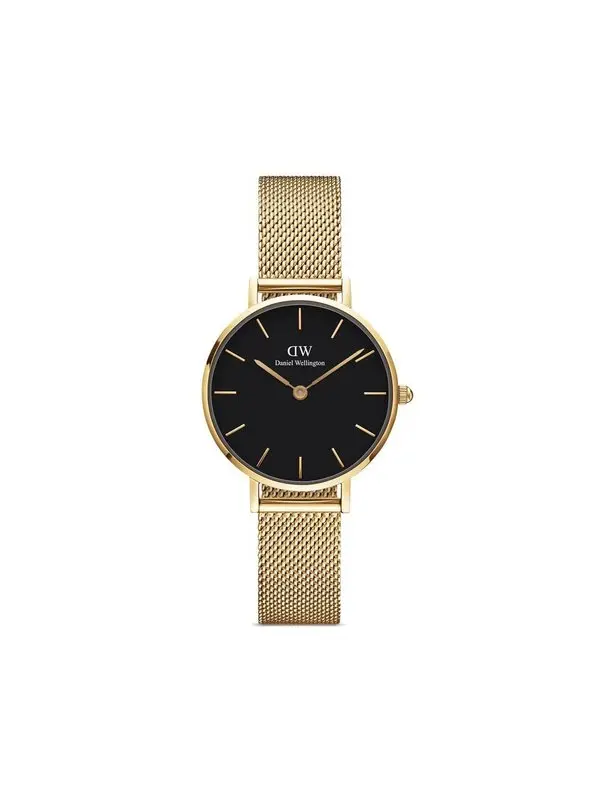 DANIEL WELLINGTON Petite Evergold 28mm - Black