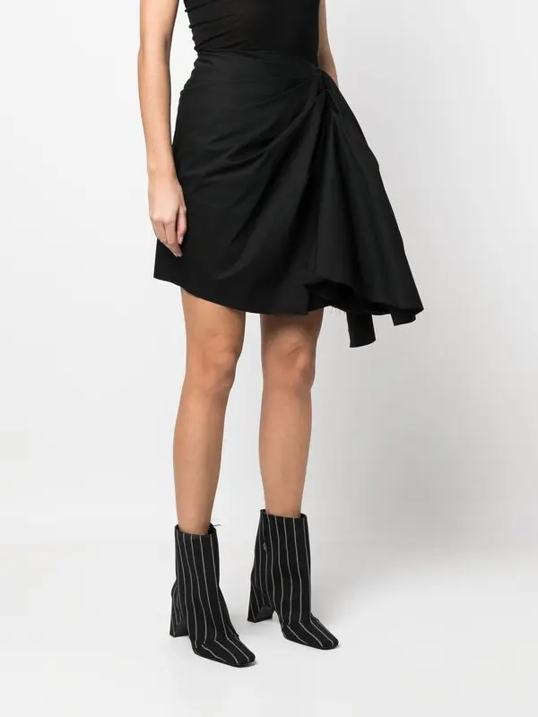 Rick Owens Draped Mini Skirt