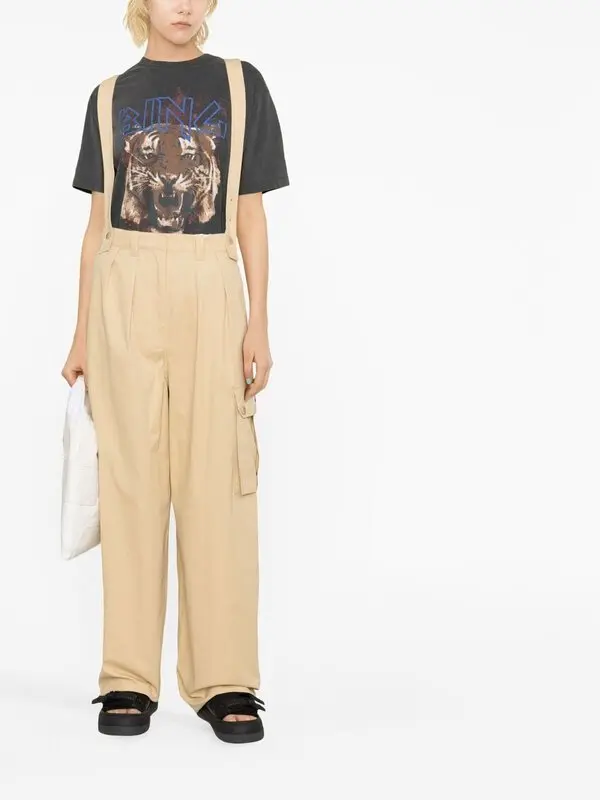 Kenzo Straight-leg Braces Cargo Trousers