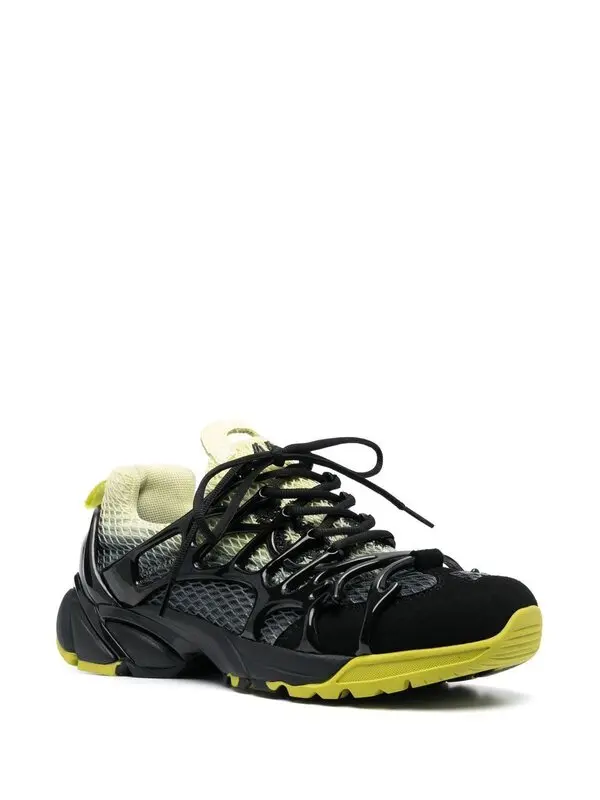 44 LABEL GROUP Panelled Low-top Sneakers - Black