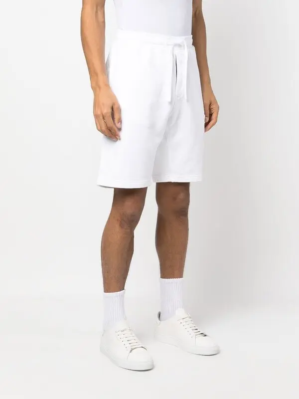 Stone Island Logo-patch Track Shorts - White