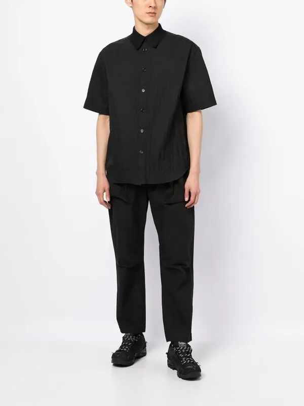 THE POWER FOR THE PEOPLE Flap-pocket Straight-leg Trousers