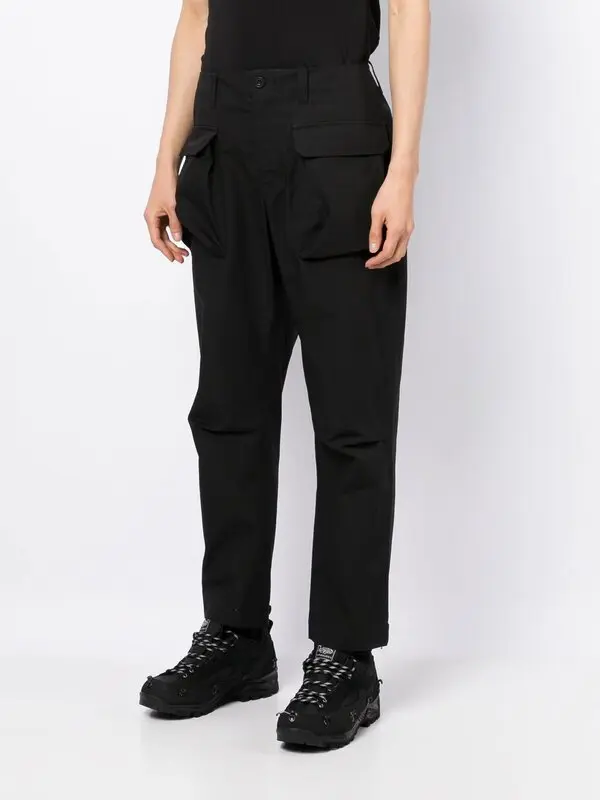 THE POWER FOR THE PEOPLE Flap-pocket Straight-leg Trousers