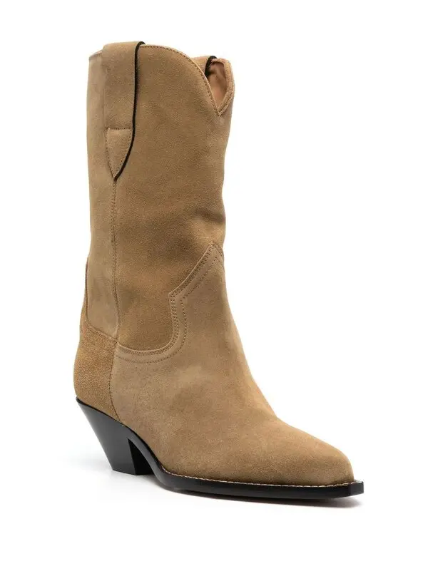 Isabel Marant Étoile Dahope Suede Boots - Neutrals