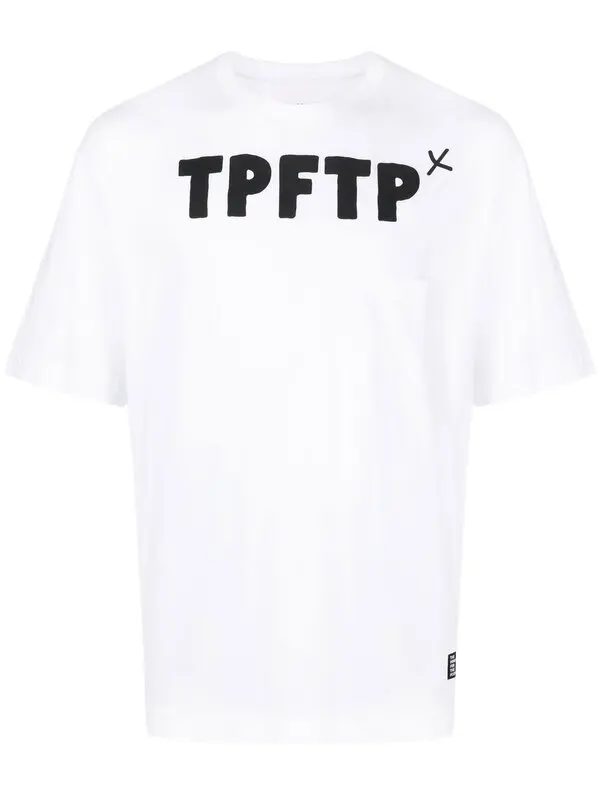 THE POWER FOR THE PEOPLE Logo-print T-shirt - White