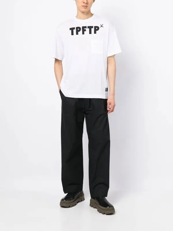 THE POWER FOR THE PEOPLE Logo-print T-shirt - White