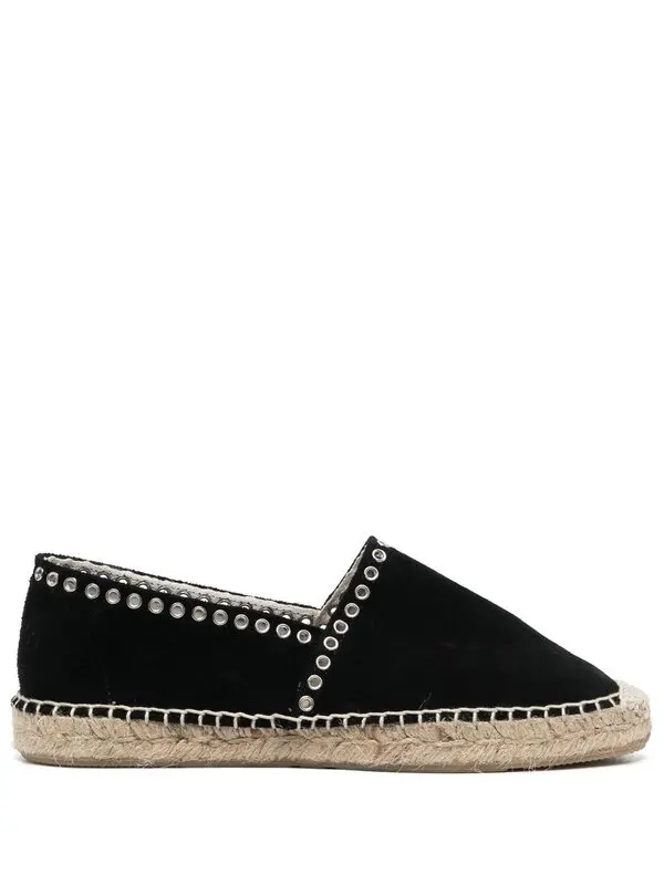 Isabel Marant Étoile Canae Suede Espadrilles - Black
