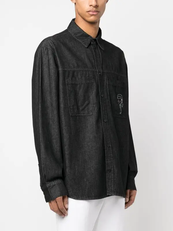 Karl Lagerfeld Ikon 2.0 Denim Shirt