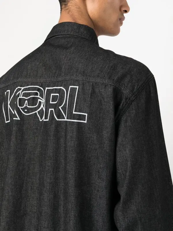 Karl Lagerfeld Ikon 2.0 Denim Shirt