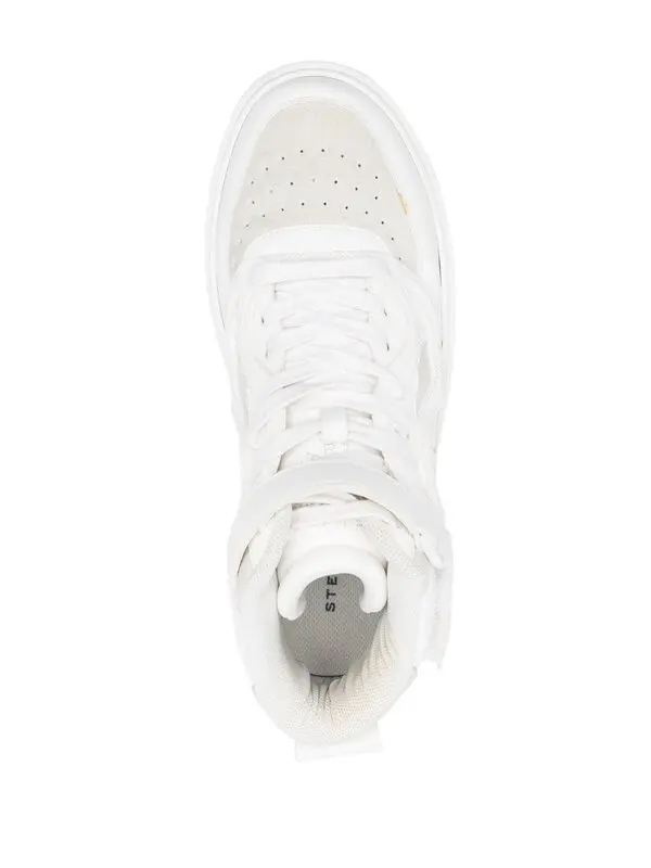 Stella McCartney Logo Patch Faux Leather Sneakers