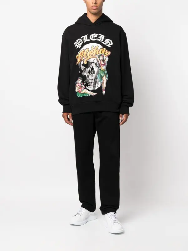 Philipp Plein Hawaii Graphic-print Hoodie