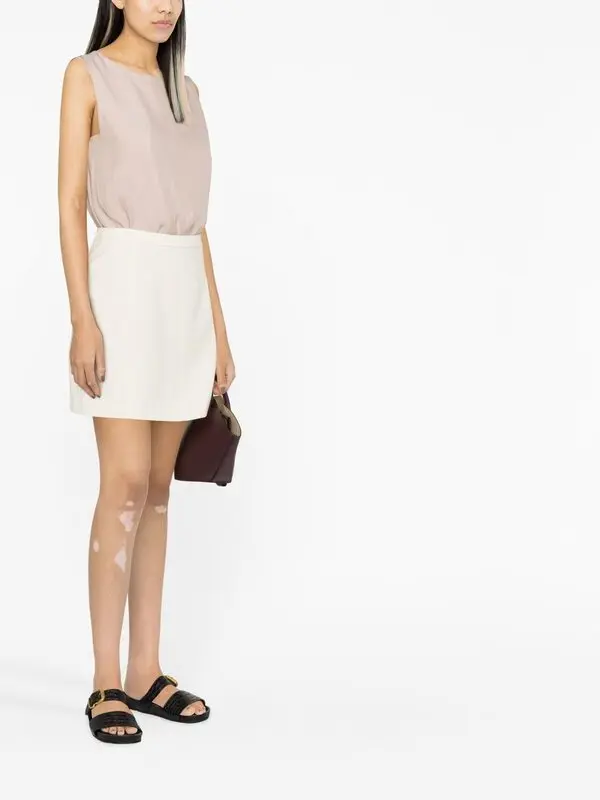 Fabiana Filippi Round-neck Sleeveless Top - Pink