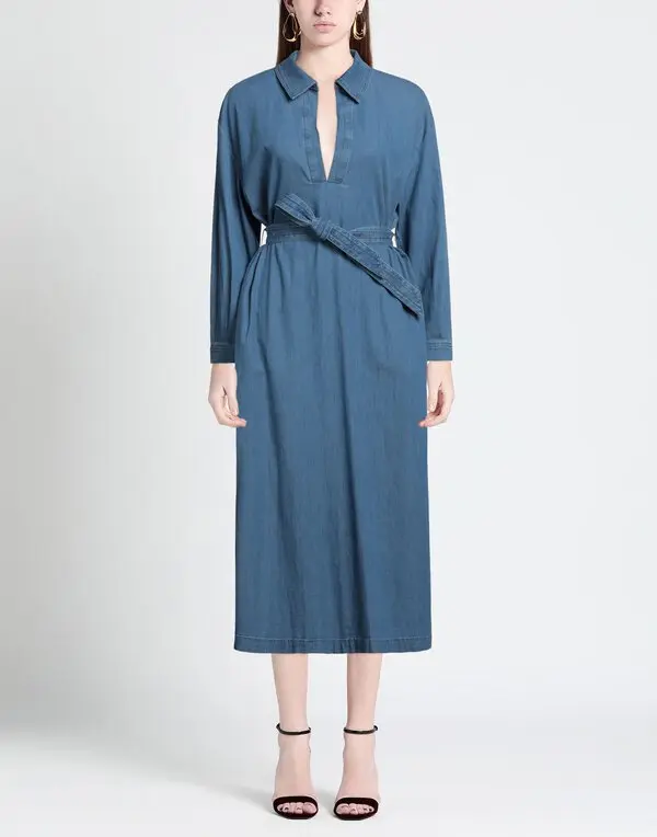 Emporio Armani Midi Denim Dress