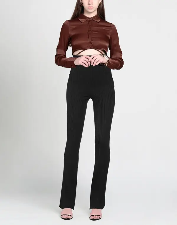 ANDREĀDAMO Flared Pants - Black