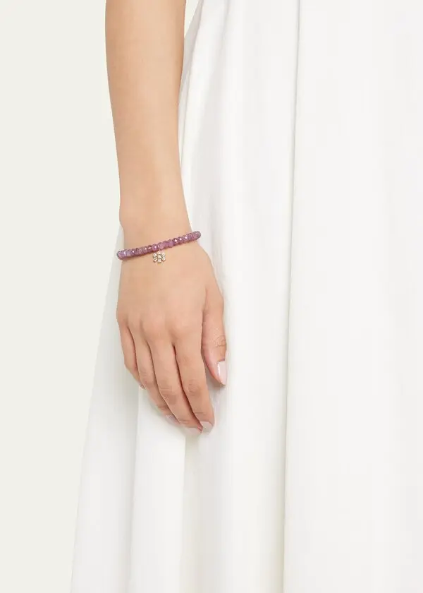 SYDNEY EVAN Marquise Eye Flower Bracelet