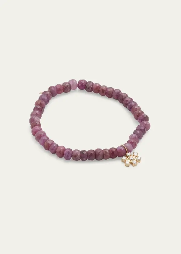 SYDNEY EVAN Marquise Eye Flower Bracelet