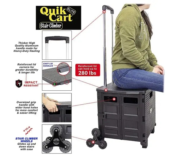 DBEST PRODUCTS Quik Cart Elite Stair Climber