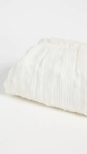 LOEFFLER RANDALL Bailey Pleated Clutch - Pearl