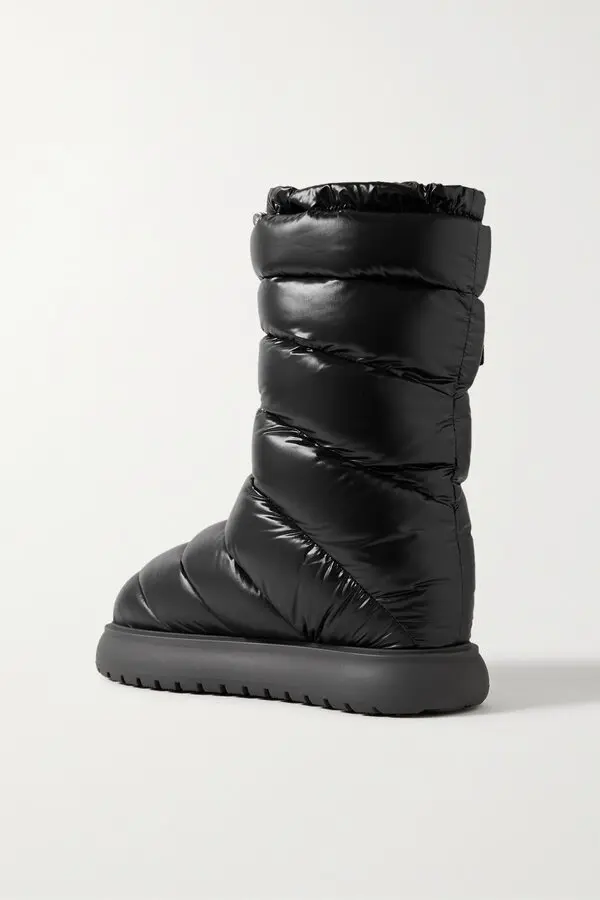 Moncler Gaia Quilted Boots - Black