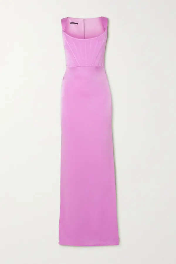 Alex Perry Halse Satin-crepe Gown