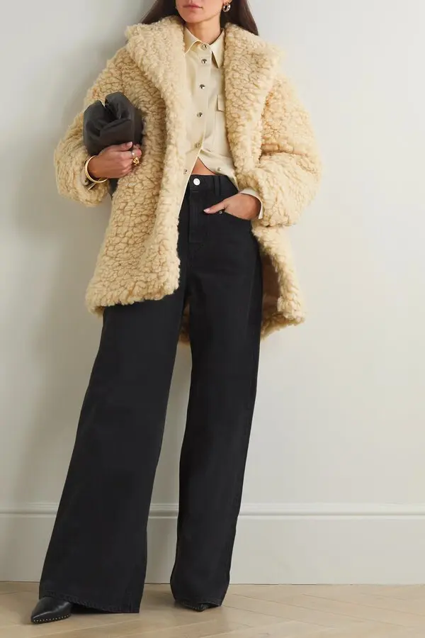 Isabel Marant Sabrine Oversized Faux Shearling Coat