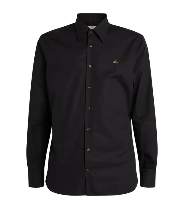 VIVIENNE WESTWOOD Long-sleeved Orb Shirt - Black