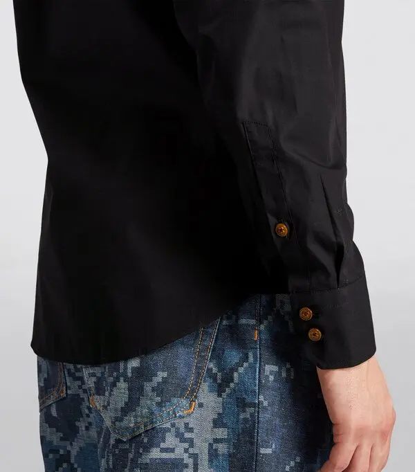 VIVIENNE WESTWOOD Long-sleeved Orb Shirt - Black