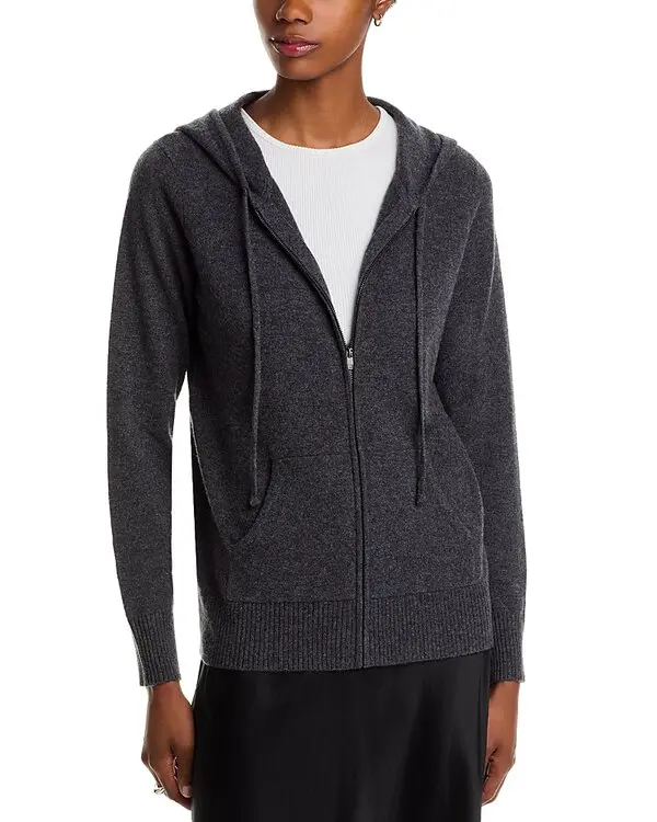 Bloomingdale'S Zip Hoodie - Dark Gray