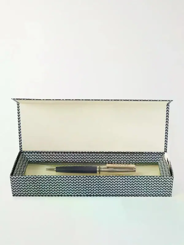Chopard Mille Migla Carbon Fibre And Palladium Ballpoint Pen - Blue