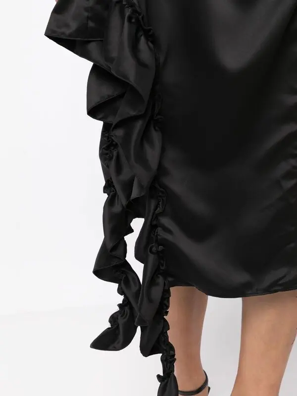 Rokh Ruffle-trim Midi Skirt