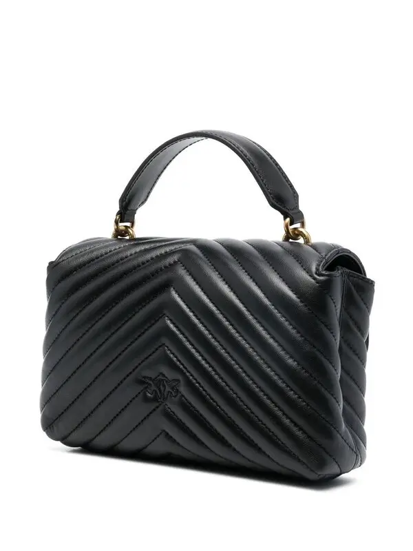Pinko Love Quilted Top-handle Bag