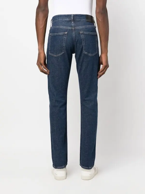 Calvin Klein Mid-rise Slim-fit Jeans - Blue