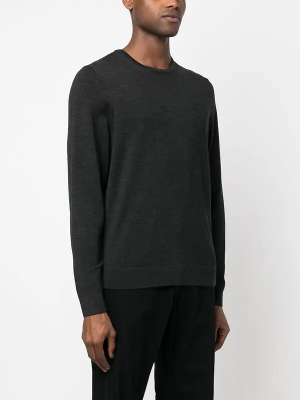 Calvin Klein Wool Crewneck Jumper - Black