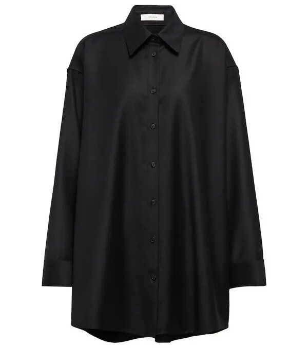 THE ROW Caroline Virgin Wool Shirt