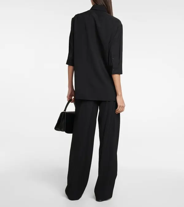THE ROW Elada Wool-blend Shirt