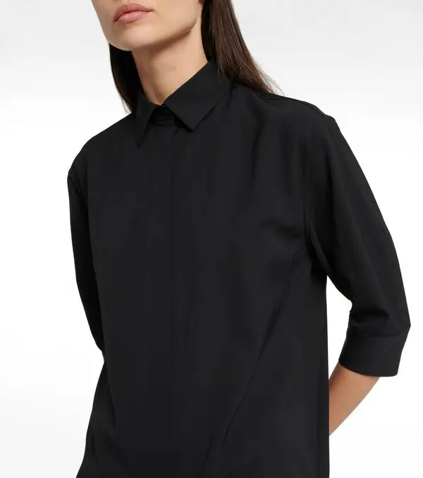 THE ROW Elada Wool-blend Shirt
