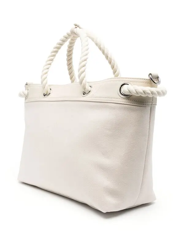 Diesel Rope Logo-Embossed Tote Bag - Neutrals | Editorialist